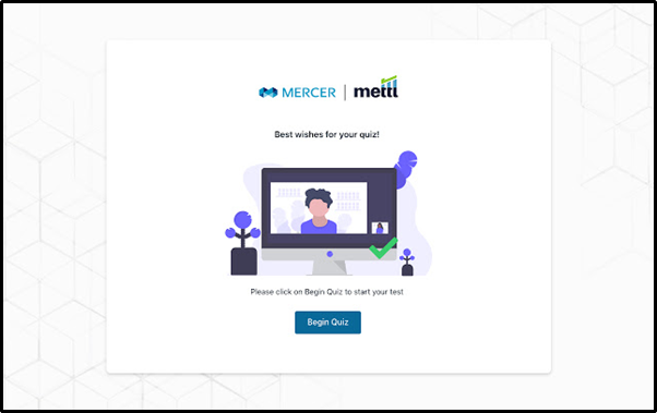 Taking a SecureProctor enabled Exam Taking a SecureProctor enabled Exam