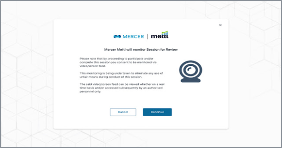Taking a SecureProctor enabled Exam Taking a SecureProctor enabled Exam